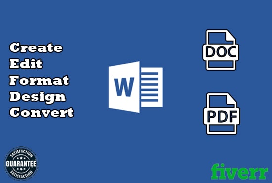 Create , format , design , edit, convert ms word documents by ... Create , format , design , edit, convert ms word documents by ...