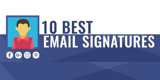 Create top class clickable email signature by Malayghosh123 | Fiverr