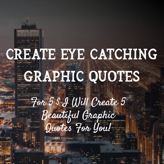 Create eye catching graphic design for your quotes by Xandra1996 | Fiverr
