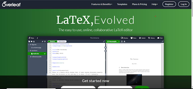 Create format and design your documents into latex overleaf by ...