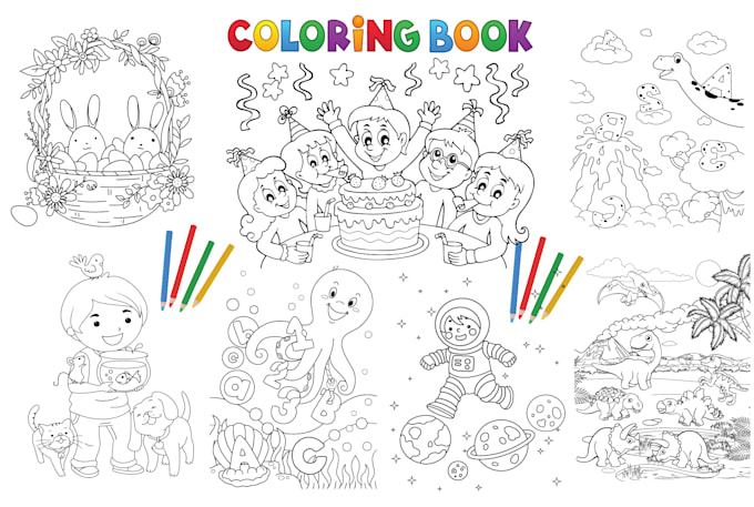 Draw printable white and black coloring book pages by Tatheer_designs ...