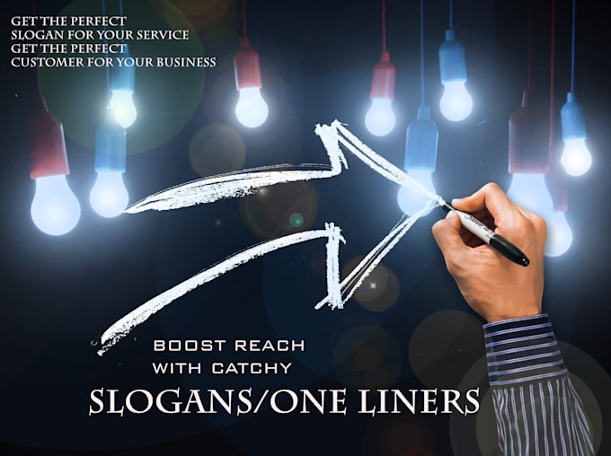 Create catchy slogans, one liners for your business or service by ...