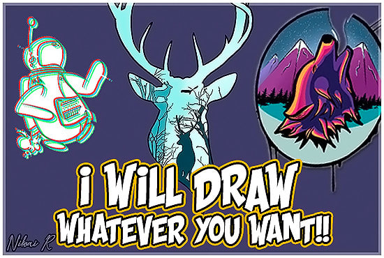 Draw whatever you want by Nikolairisan | Fiverr