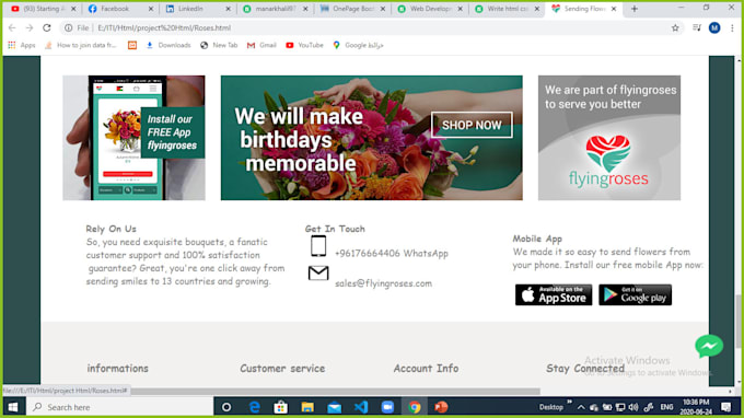 Provide Responsive Website Using Html Css Javascript Bootstrap Code To You By Manarkhalil97 Fiverr 