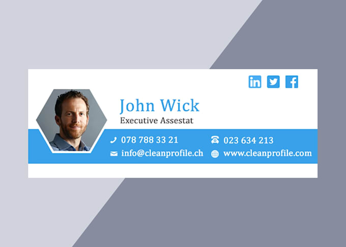 Create first class clickable email signature by Slmannawab | Fiverr