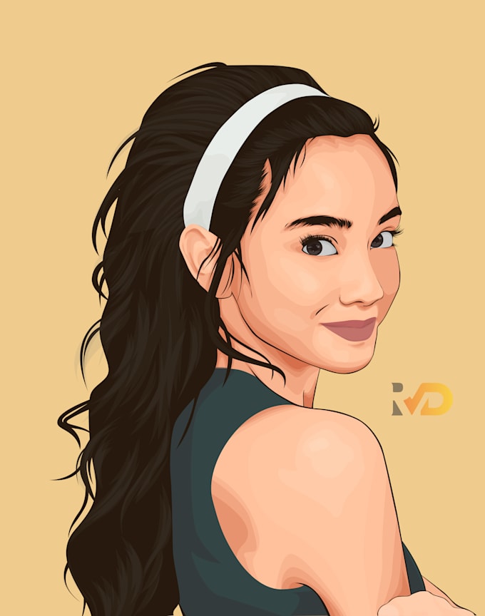 Draw a cartoon style drawing for your portrait by Rmdacillo | Fiverr