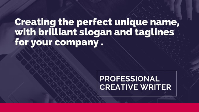 Create a unique business name with catchy slogan for you by Willke | Fiverr