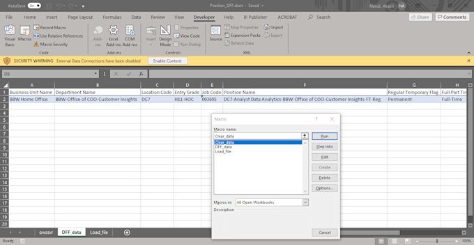 Automate daily task in excel by Akashnandi671 | Fiverr