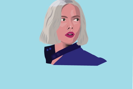 Create a realistic face vector by Aliza04 | Fiverr