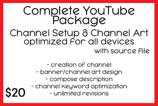 Design a unique youtube banner by Candicemccalla | Fiverr