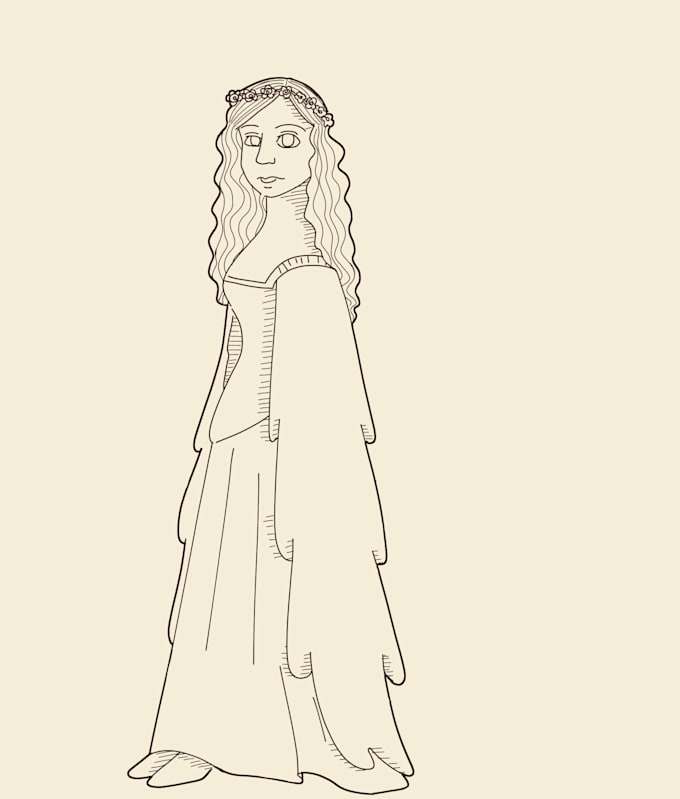 Draw you in medieval style by Taamar | Fiverr