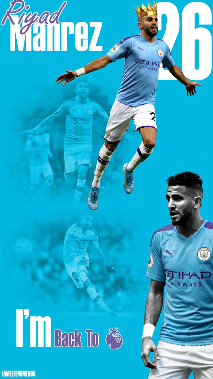 Make amazing football player poster by Akramdamir | Fiverr