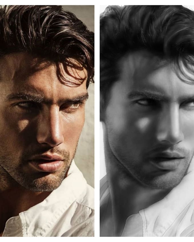 Draw digital realistic art from your picture by Riswandiyudha | Fiverr