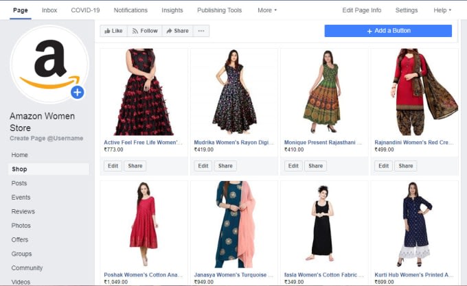 Setup impressive facebook shop, store, catalog, add products by ...