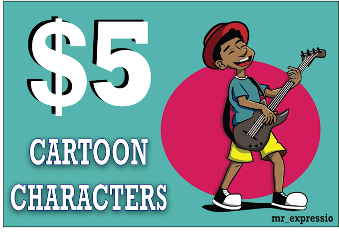 Create your logo in cartoon style and custom character by Avishek8 | Fiverr