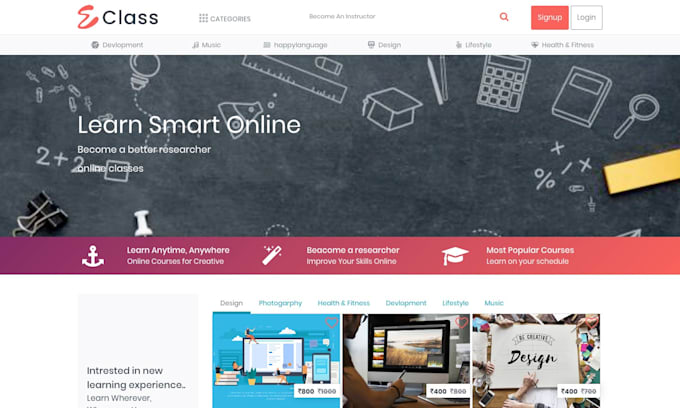Develop a complete elearning platform website and pwa by Manojsaini77 | Fiverr