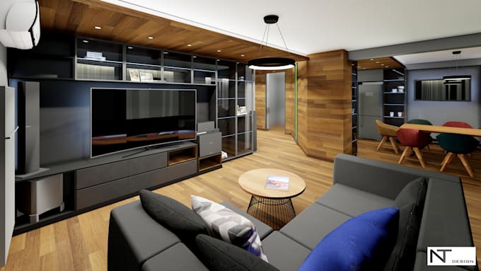 Design interior exterior 3d render by Ntdesign_arch | Fiverr