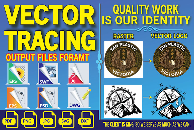 Convert any logo design to vector by Qasimraja44 | Fiverr