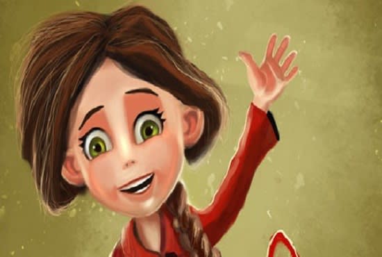 Create cute cartoon character by Okino98 | Fiverr