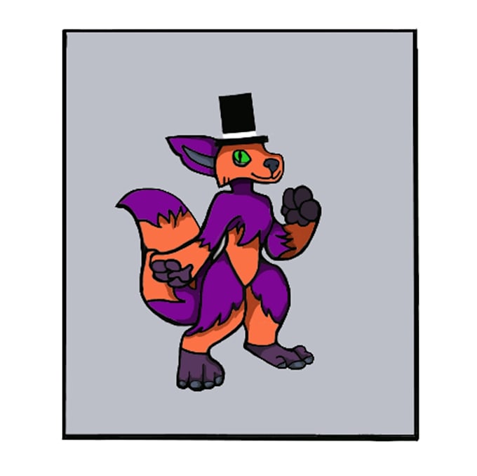 Draw your furry character as an emoticon or sticker or badge by ...