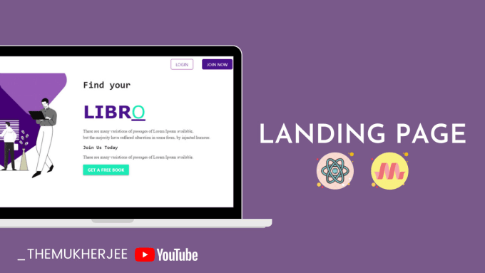 Create landing page using react js by Jeetmukherjee | Fiverr