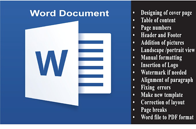 Edit or format microsoft word document and pdf file by Zeeshan100000 ...