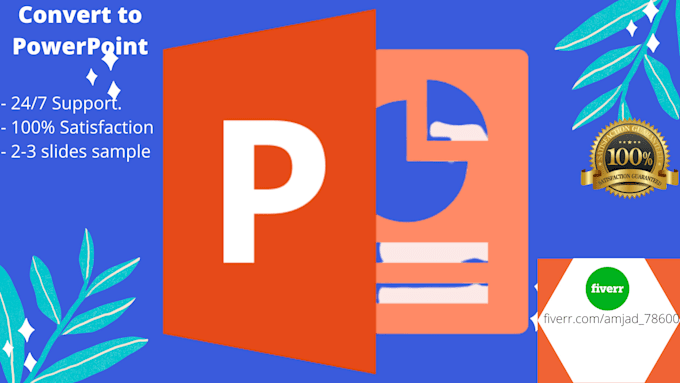 Convert pdf, excel, word to powerpoint by Amjad_78600 | Fiverr Convert pdf, excel, word to powerpoint by Amjad_78600 | Fiverr