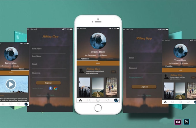 Design creative mobile app ui by Duleekajayaward | Fiverr