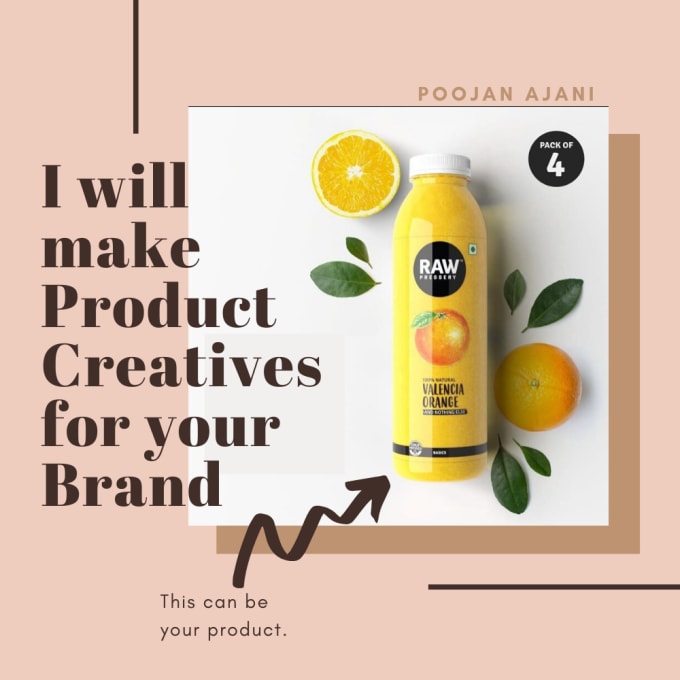 Make engaging creatives for your product by Poojanajani | Fiverr