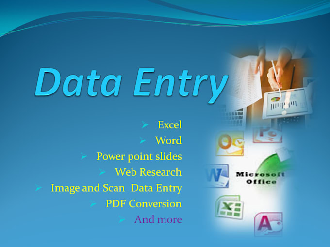 Do perfect data entry,web searching,pdf conversion by Umar0066 | Fiverr
