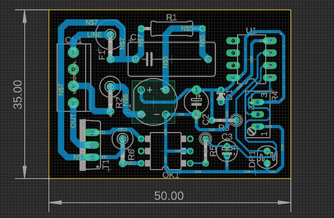 Design layout pcb in autodesk eagle by Zainir17 | Fiverr
