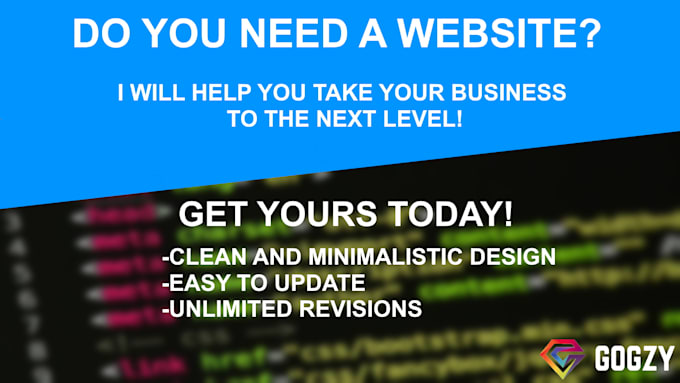 Build a website using html, css, javascript or php by Pepogogzy | Fiverr