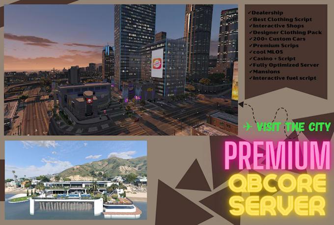 Create premium qbcore server for you by Zaydashir | Fiverr