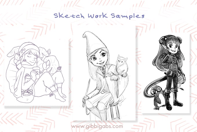 Draw your custom character by Gibbigabs | Fiverr