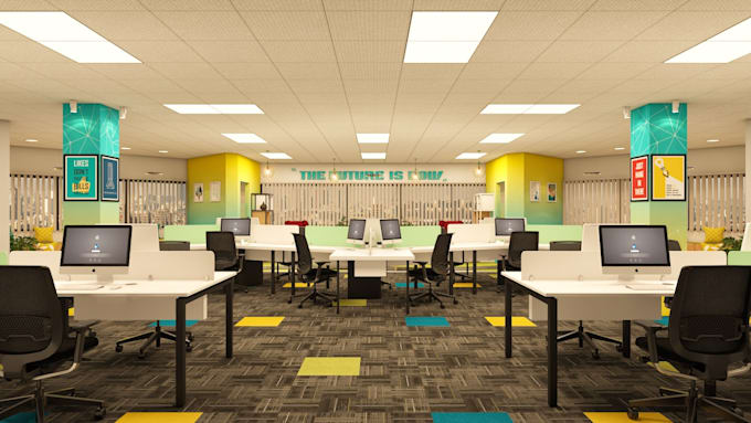 Design a functional workplace reflecting its vision and work by ...