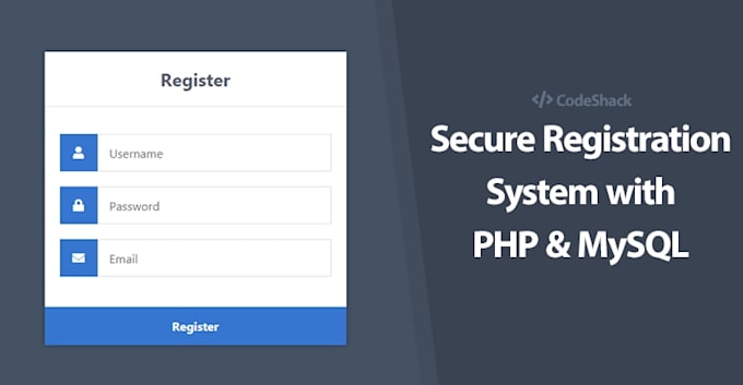 Create a login, registration in php mysql responsive by Web_devlope ...