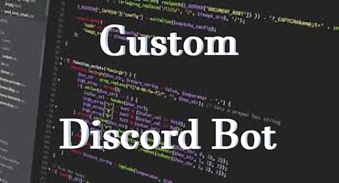 Create a custom discord bot for you using python by Muhjooce | Fiverr
