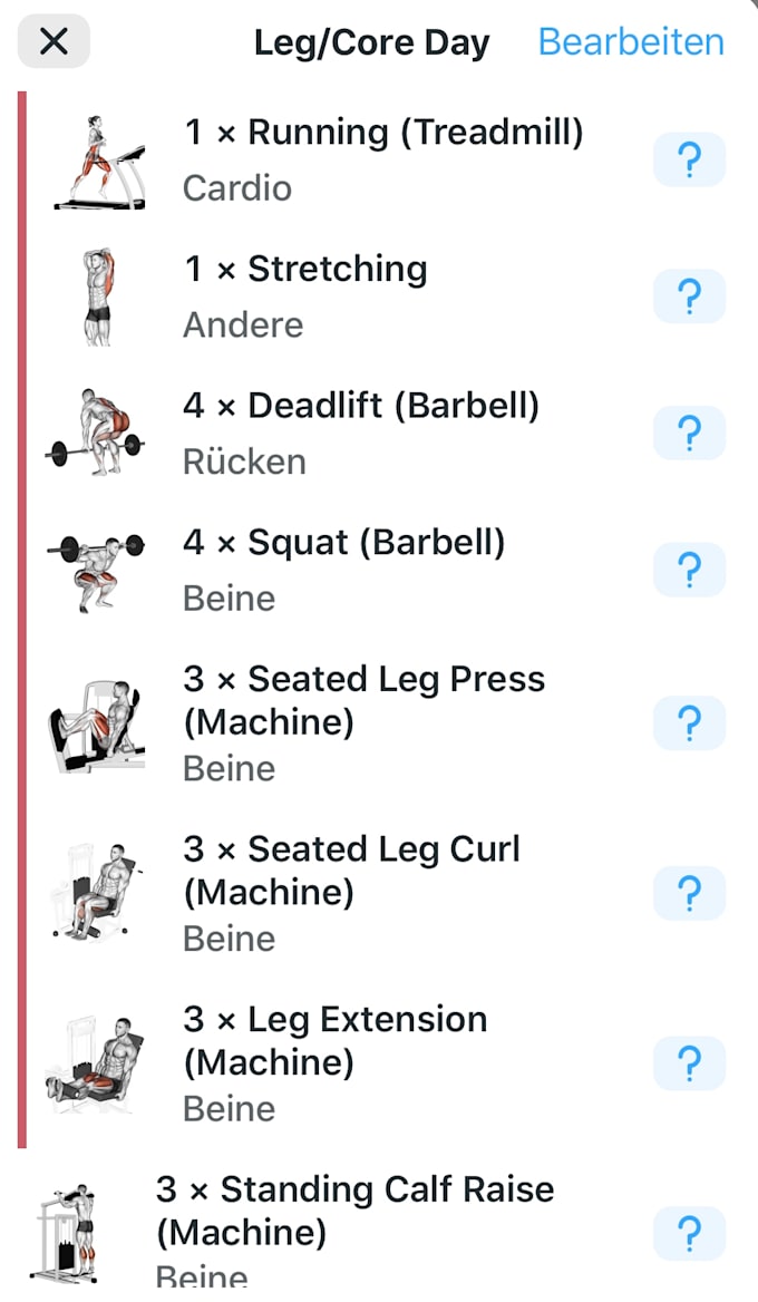 Create your own personalised training schedule by Zenoburger | Fiverr