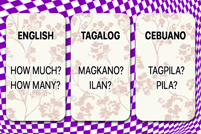 Translate english to cebuano and tagalog and vice versa by Steven5836 ...