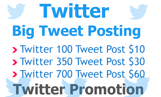 Do twitter tweet promotion by Nicholasmichael | Fiverr