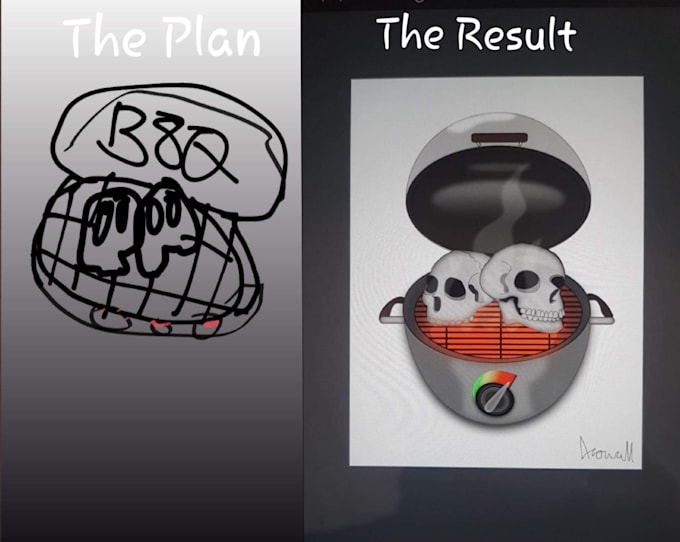Improve your sketch illustration by Adsytoonscomics | Fiverr