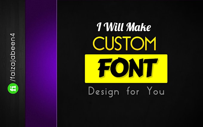 Design fonts custom fonts handwritten ttf otf modify fonts by ...
