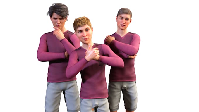 Make fbx characters for your game by Blade7seven | Fiverr