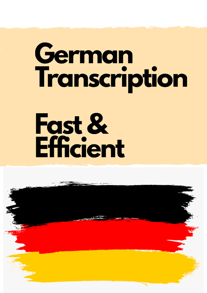 Transcribe your german file by Mscaramia | Fiverr