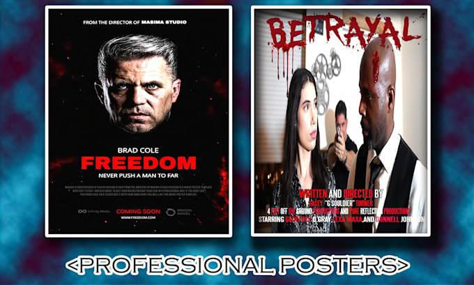Design a custom,professional movie poster for you by Jhanzaibhabib | Fiverr