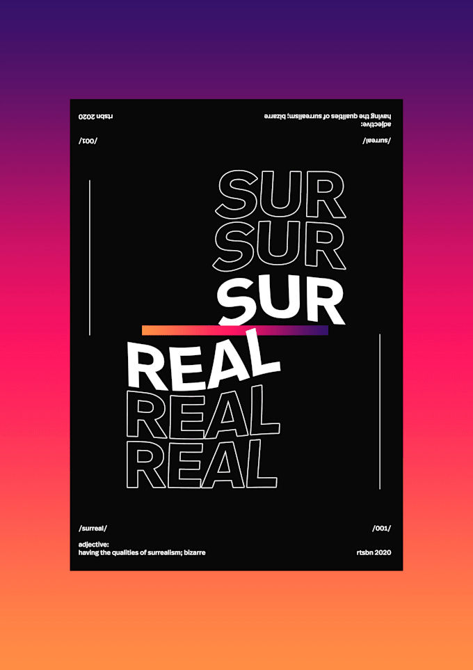 Do a clean and personalized poster for you by Vratsbane | Fiverr