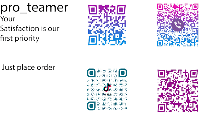 Design creative custom qr code with your logo by Pro_teamer | Fiverr