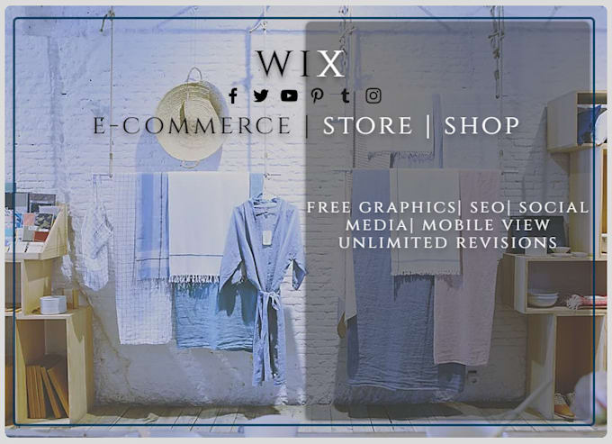 Design or redesign wix e commerce store and shop by Infieclouds | Fiverr