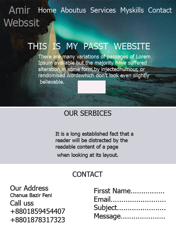 Create a responsive html css website design by Mdriya | Fiverr