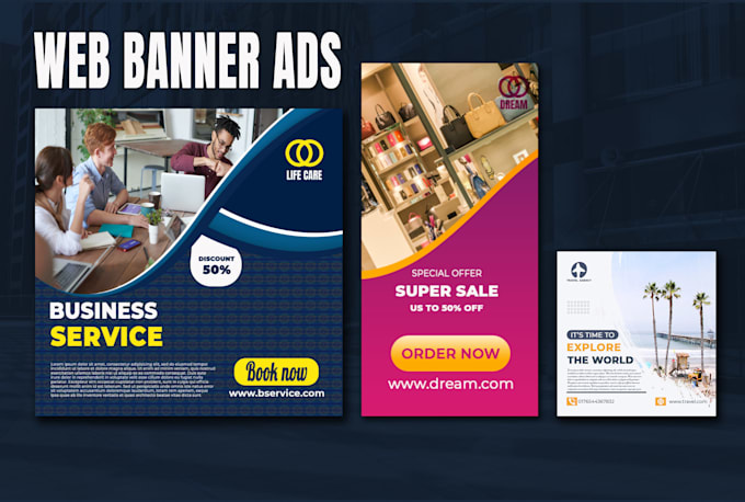 Design website banner ads,banner design,product ad,slider by Sprathona ...